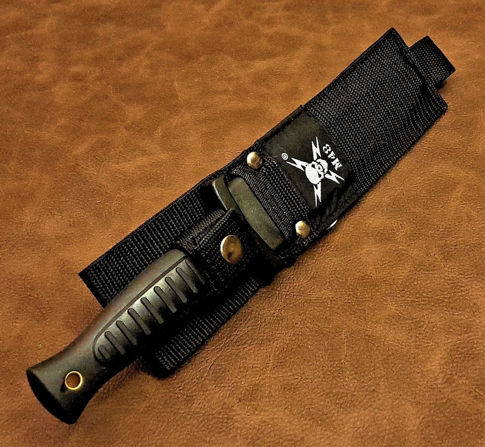 M48 Tactical Combat Double Edge Boot Knife With Shoulder Harness ...