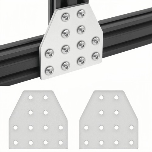 4 Pcs 8020 T Shape Joining Plate 12-Hole Connector for 2040 Aluminum ...