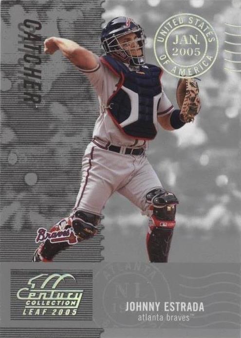 2005 Leaf Century Collection - Johnny Estrada #168 Post Marks Silver ...