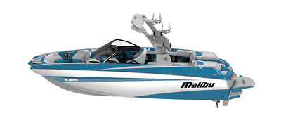 Malibu Boat Yacht Decals 2PC Set Vinyl High Quality New 40” OEM | eBay