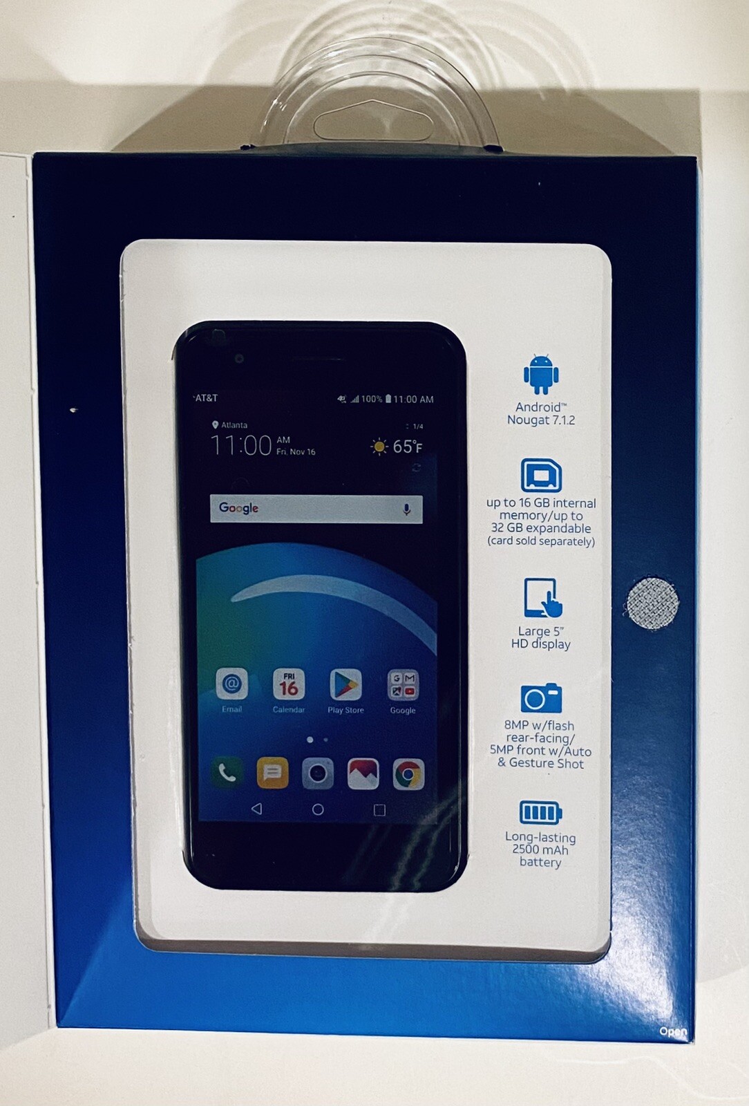 AT&T Prepaid LG Phoenix 4 Smartphone 16GB Unlimited Data No Contract | eBay