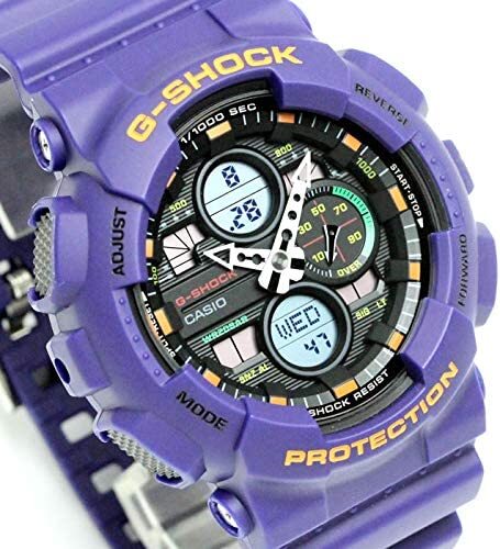 Casio G-shock Mens Analog-digital Sport Purple Band Ga-140-6a for sale ...