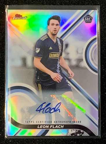 2022 Topps Finest MLS #88 | LEON FLACH | RC Rookie Card | Phil. Union; Autograph | eBay