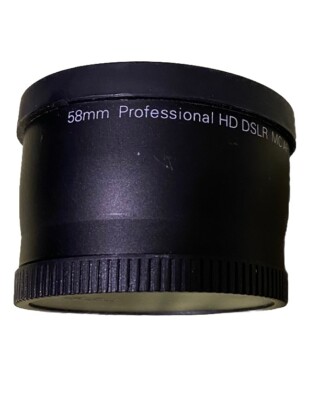Zeikos 58mm Professional HD DSLR MC AF Wide Angle Lens with Macro Japan ...