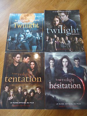 Lot 4 Books Twilight Guide Official Film Universe Temptation Tbe | eBay ...