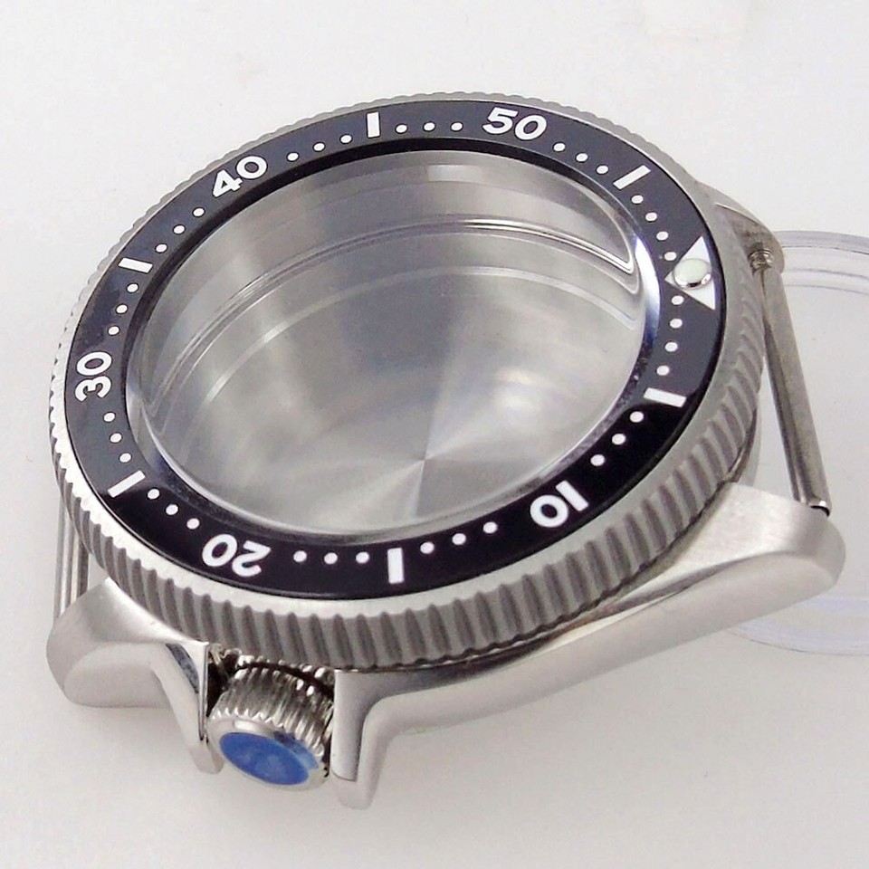 20ATM Watch Case Fit NH34 NH35 NH36 Sapphire Glass 37mm Ceramic Bezel ...