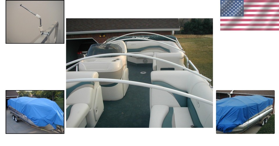 Complete Pontoon Cover Support Kit - Stainless Steel and Aluminum ...