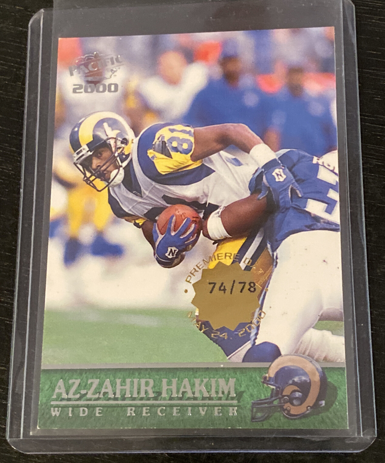 2000 Pacific Premiere Date St. Louis Rams #312 Az-Zahir Hakim #74/78 | eBay