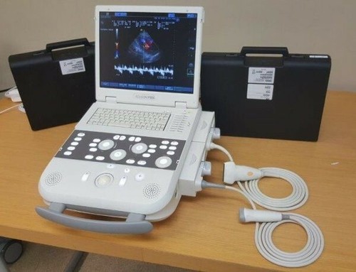 Siemens Acuson P300 Portable Ultrasound Machine with two probes. | eBay