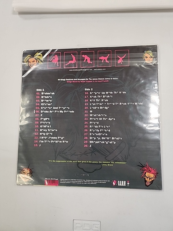 NEW SUPER RARE Mindless Self Indulgence - Frankenstein Girls PINK Vinyl ...