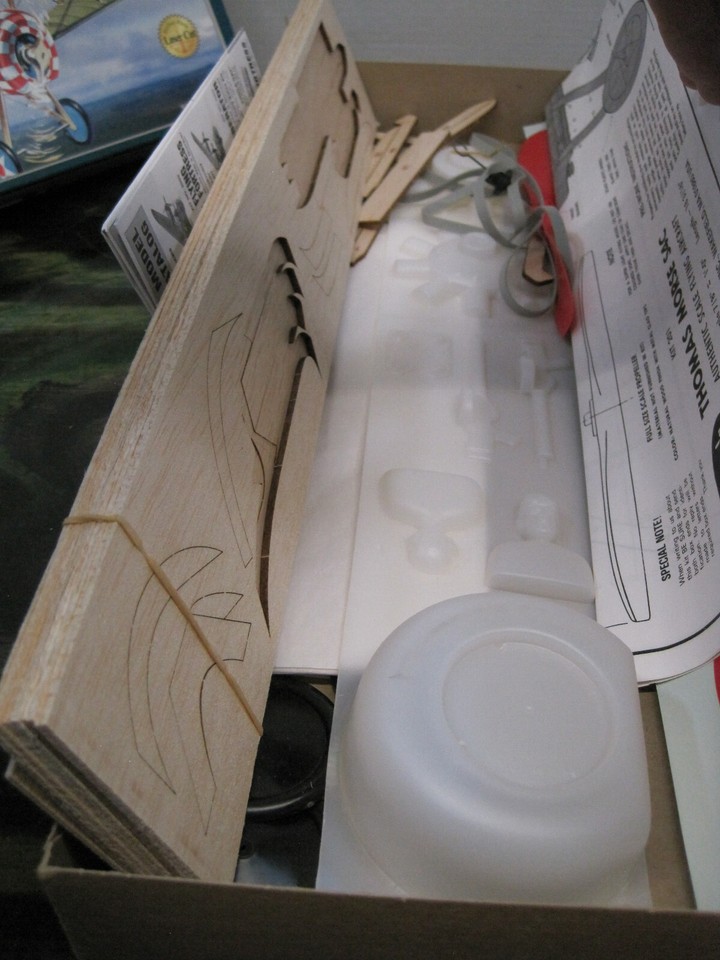 Balsa Wood Flying Model Airplane Kit, Guillow's Thomas Morse Scout WWI ...