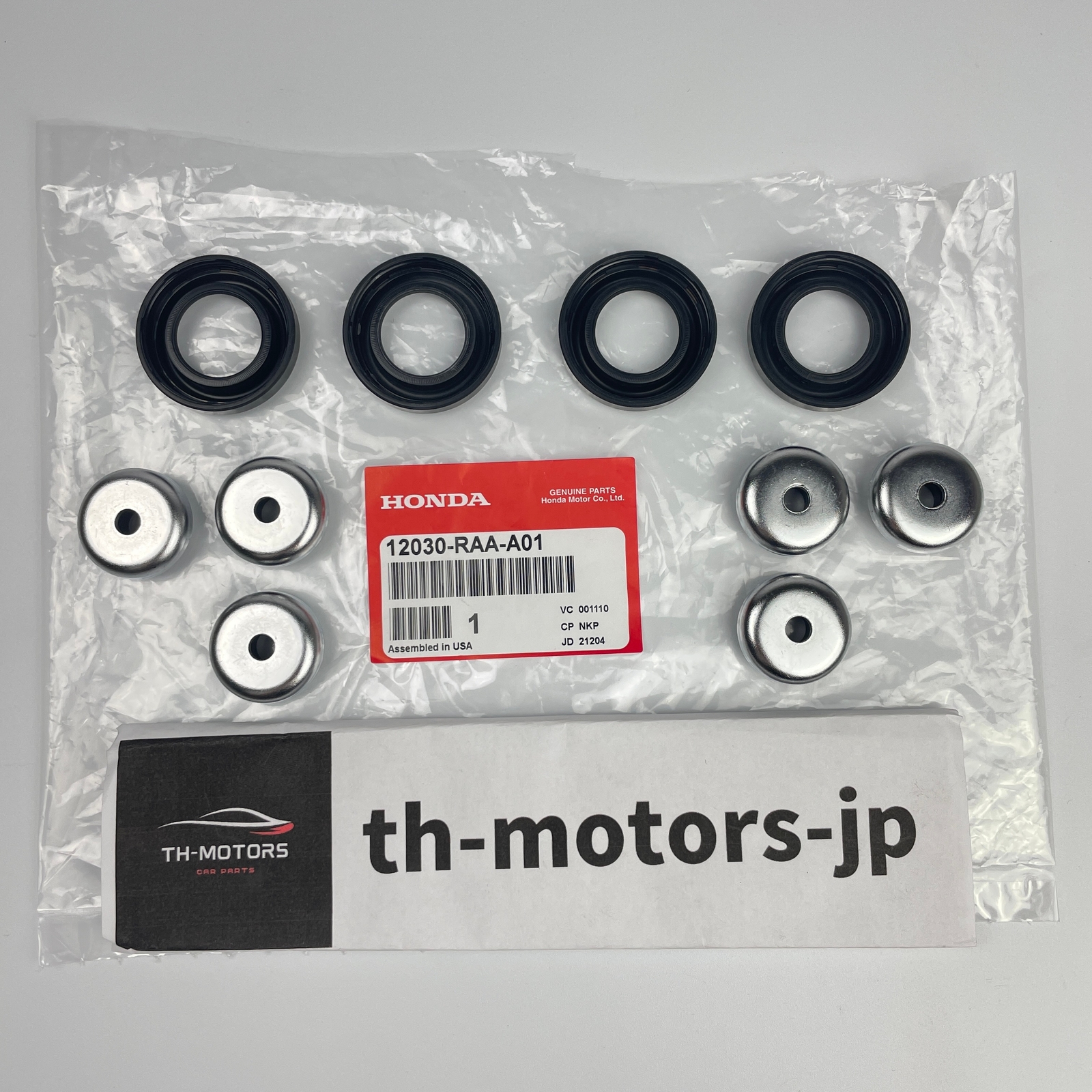 HONDA Genuine CIVIC CR-V K24 K20 Valve Cover Gasket Set 12030-RAA-A01 ...