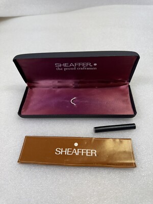 Vintage Sheaffer White Dot Fountain Pen Black Box/Case | eBay
