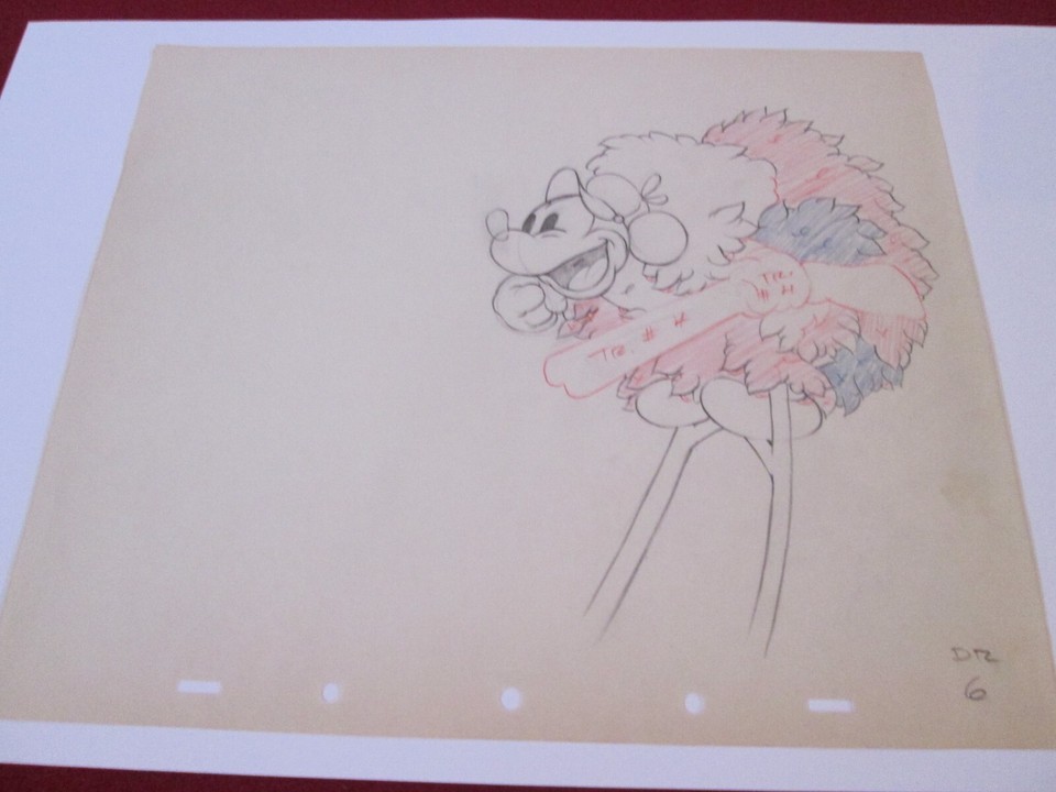 Mickey Mouse Moose Hunters 1937 Disney cel Drawing | eBay