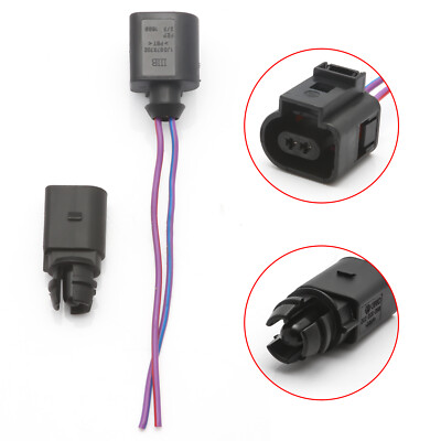 Air Temperature Sensor w/ Plug Wiring OE 6RD820535 1J0973702 for Audi ...