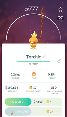 Pokemon Torchic x15 Go!! Pokémon Go Trade | 15x Torchic Trade Go!! | eBay