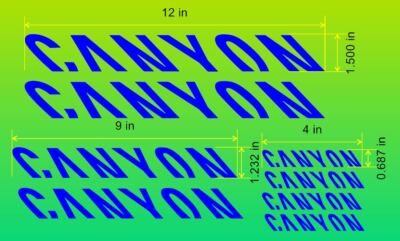 Decals, Stickers - Custom Bike Frame Decals - Nelo's Cycles