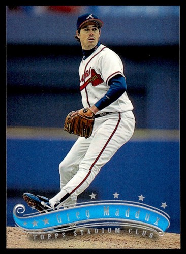 1997 Stadium Club Greg Maddux Atlanta Braves #196 | eBay