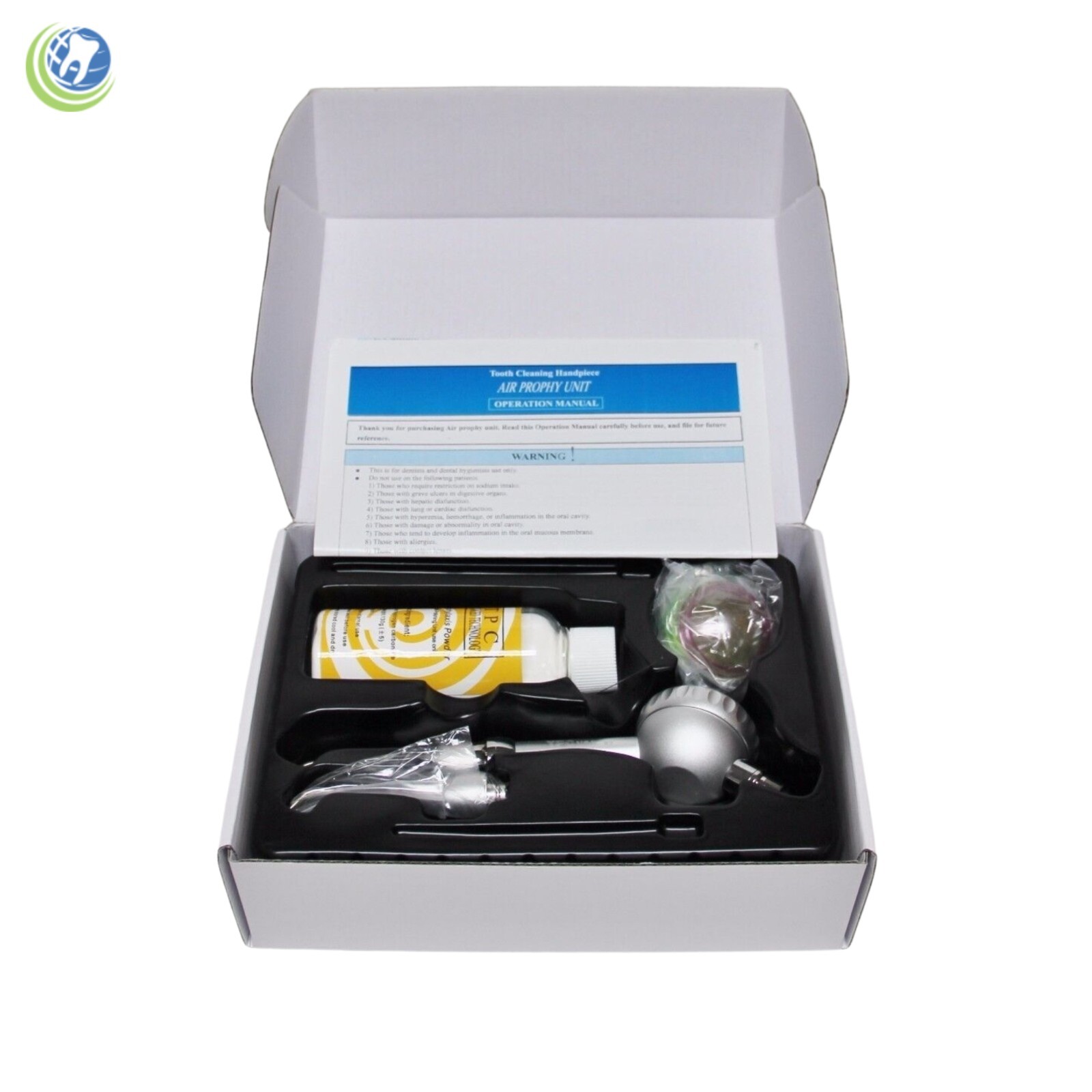 TPC DENTAL CLEANING POLISHING AIR PROPHY UNIT 2 HOLE W/ PROPHYLAXIS ...