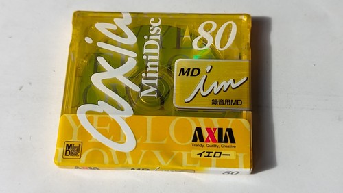 MiniDisc MD Axia 80 MD-in 80 Yellow II Japan 1psc New | eBay
