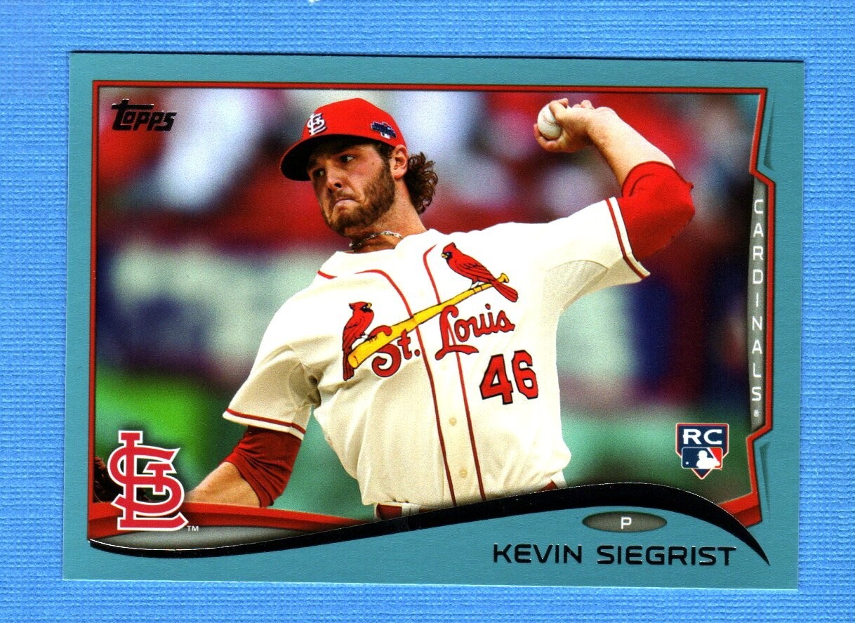 2014 Topps Wal-Mart Blue Border #344 Kevin Siegrist St. Louis Cardinals ...