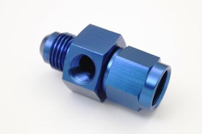 AN 6 Male to 6AN Female 1/8 NPT Side Gauge Port Sensor Adapter Take Off ...