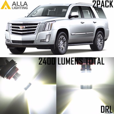 Alla Lighting LED DRL Bulb 4114K White Daytime Running Light Lamp for ...