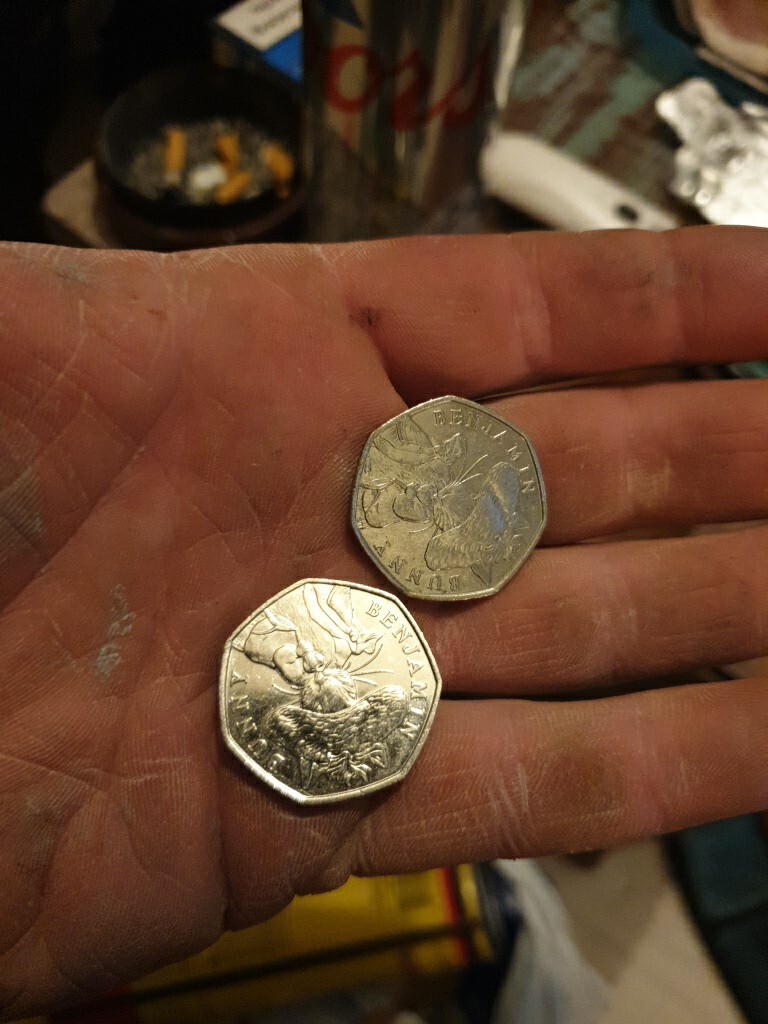 2017 benjamin bunny 50p coin rare | eBay