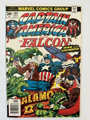Captain America #203 VF- = War in an Alien Dimension (1976) | eBay