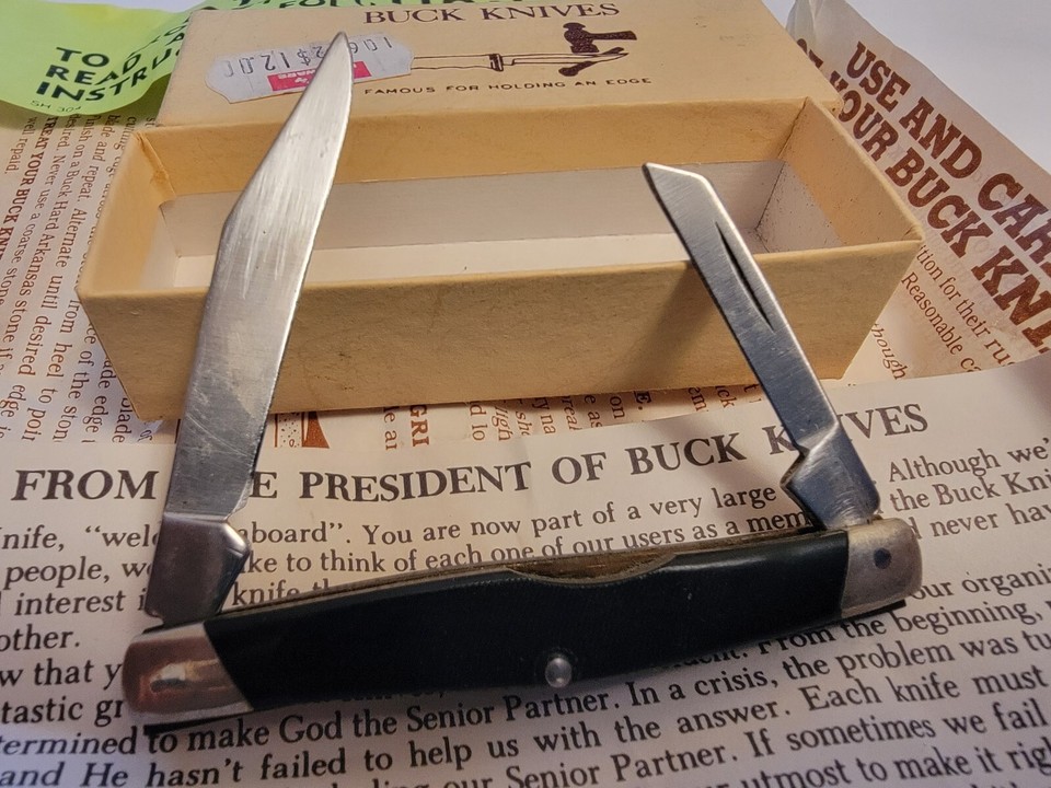 Vintage 1970's to 1980's Buck USA 305 Lancer Knife New with Box and ...