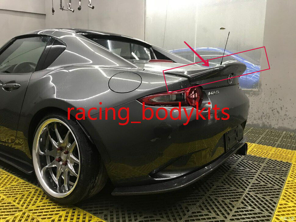 For Mazda MX5 ND RF Miata Rear Trunk Spoiler Duckbill Wing Lip FRP ...