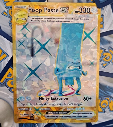 Pooping Toothpaste Meme Pokemon Card | eBay