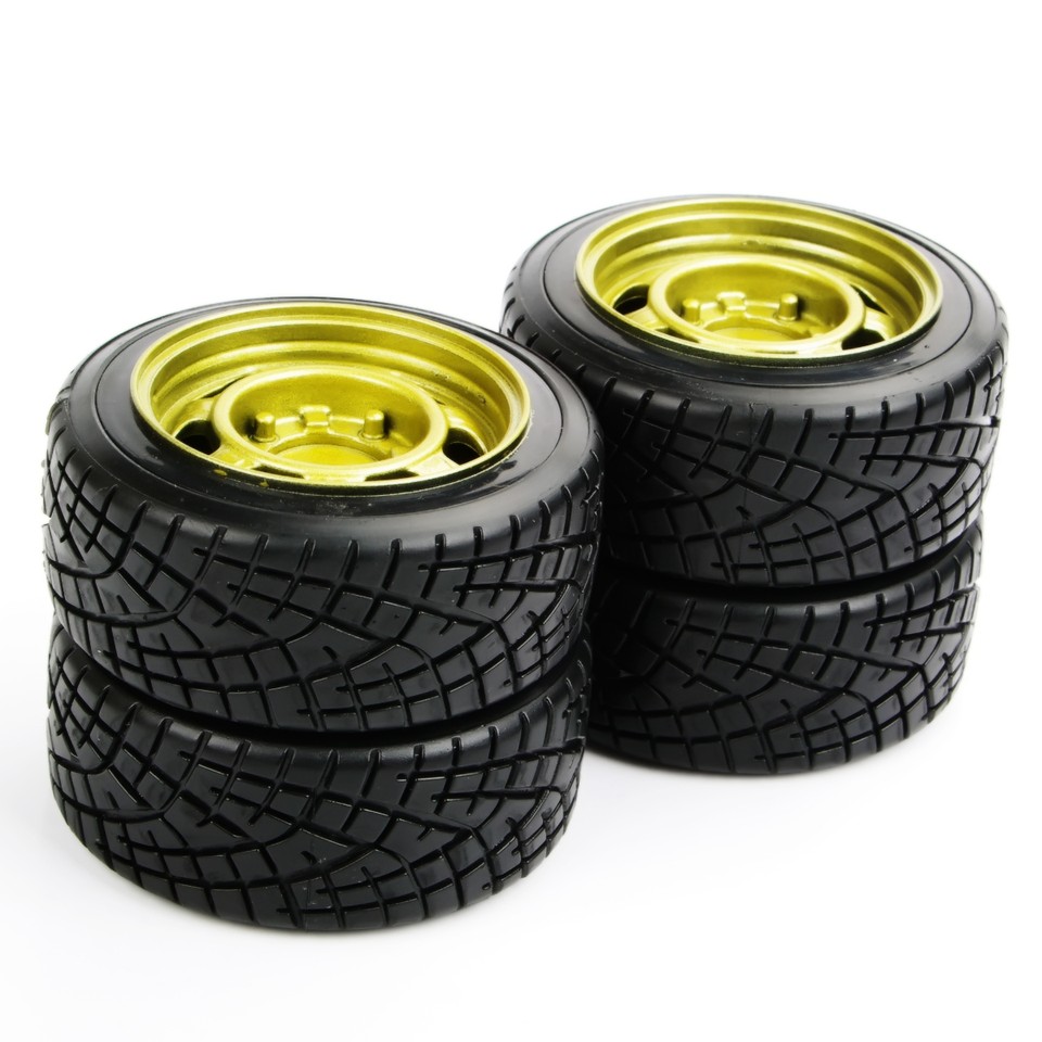 4Pcs For 1:10 Scale RC Model HPI HSP Drift Racing Car 12mm Hex Wheels ...