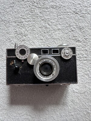 VINTAGE ARGUS C3 RANGEFINDER CAMERA - CINTAR 50mm 3.5 LENS & ORIGINAL ...