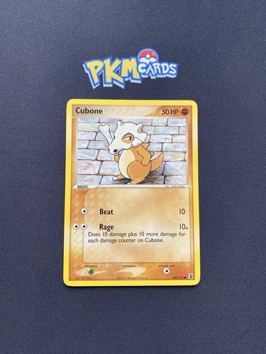 Pokémon TCG Cubone EX Delta Species 60/113 Regular LP. | eBay