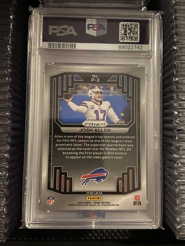 2023 Josh Allen Panini Prizm Profiles SSP P2 Bills - PSA 10 | eBay
