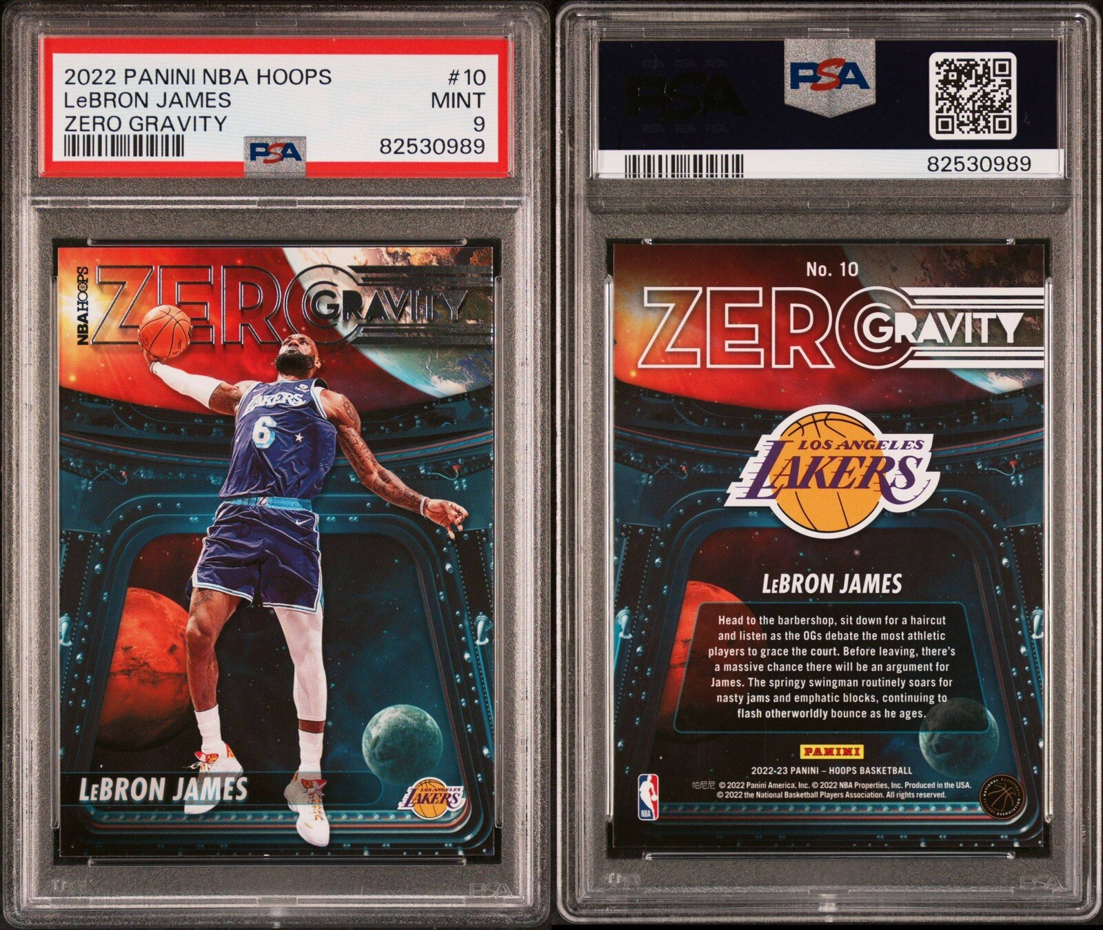 2022-23 Panini NBA Hoops - Zero Gravity #10 LeBron James for sale ...