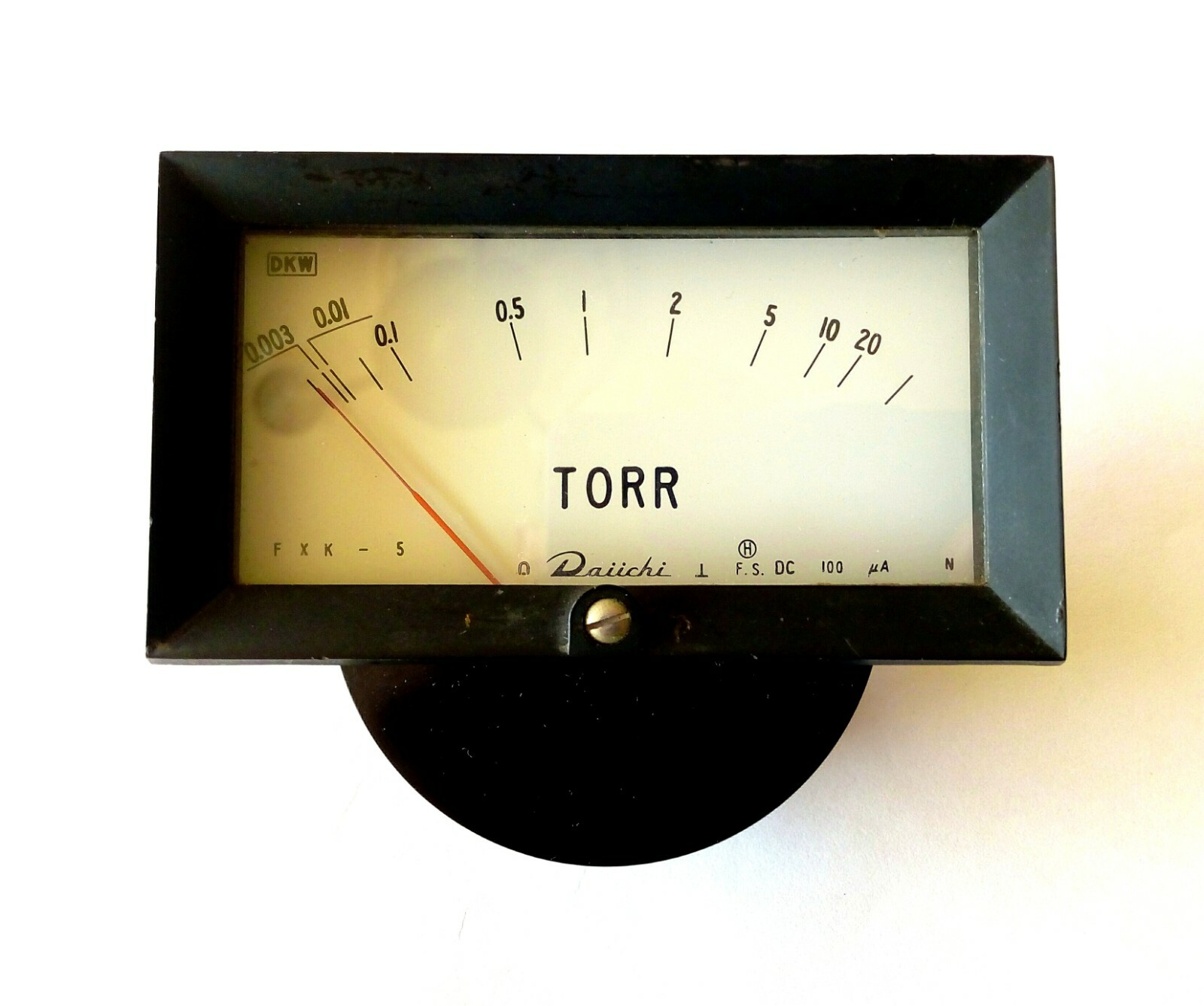 Vacuum Meter Gauge Low Pressure TORR Meter Daiichi DKW Analog | eBay