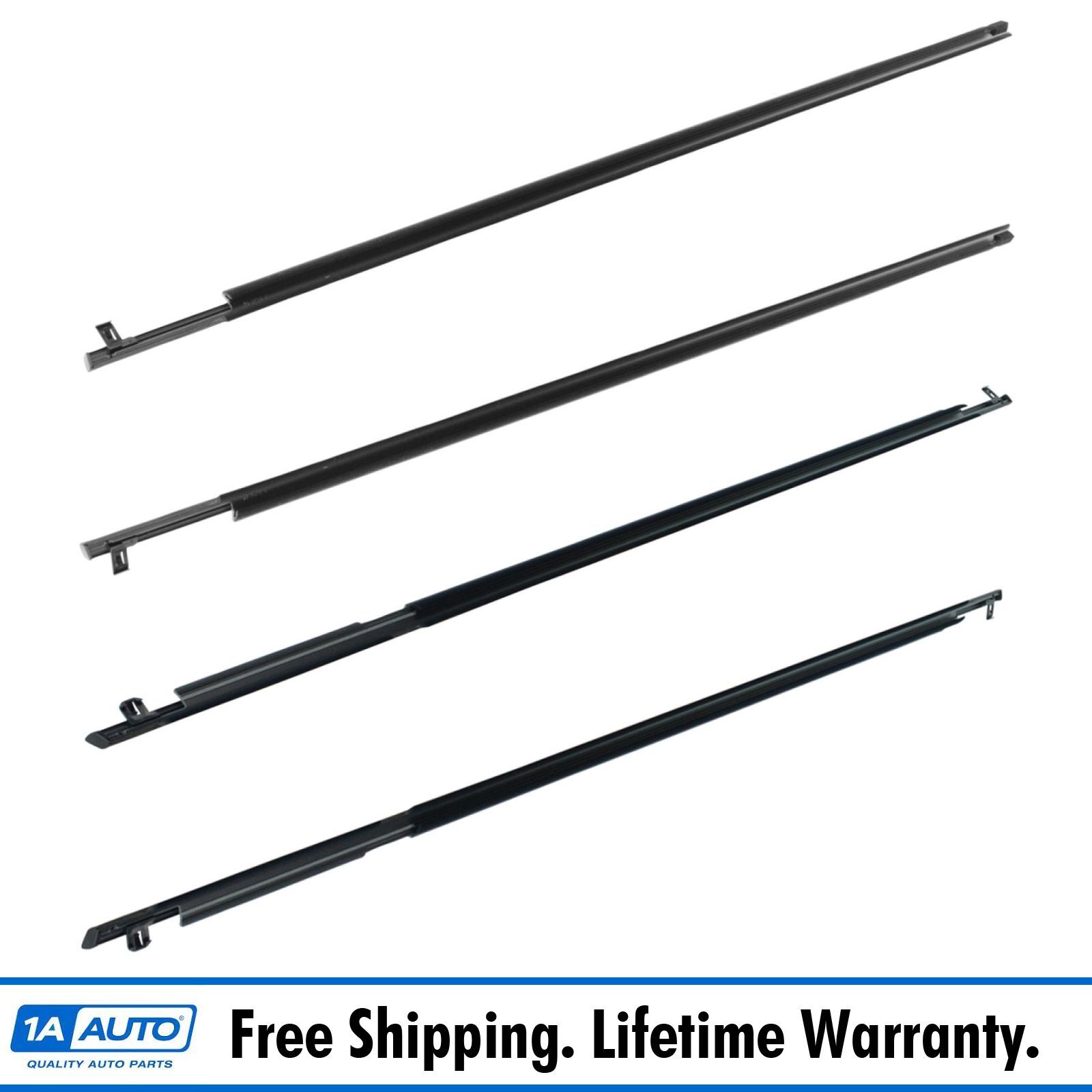 OEM Front & Rear Window Belt Molding Weatherstrip Sweep Seal Set of 4 ...