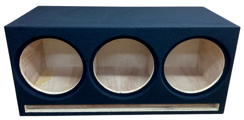 Custom Slot Ported Sub Box Enclosure for 3 12" JL Audio 12W6v3 12W6 W6 ...