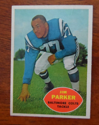 1960 TOPPS FOOTBALL #5 JIM PARKER BALTIMORE COLTS NM A-2593 | eBay