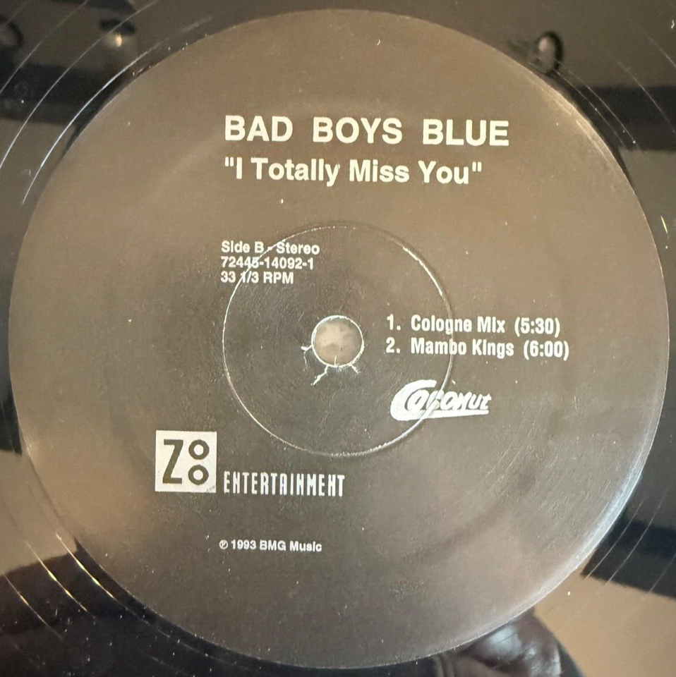 Bad Boys Blue - I Totally Miss You | eBay