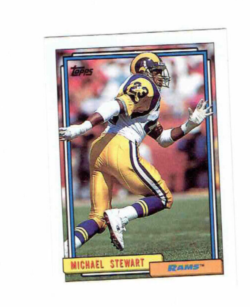 Michael Stewart Los Angeles Rams S #196 Topps 1992 Football Card | eBay