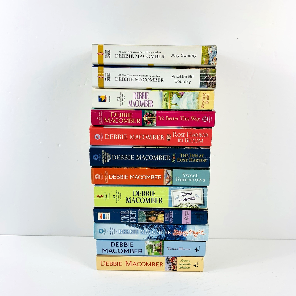 Debbie Macomber Lot of 12 Mass Market Paperback Books Rose Harbor Texas ...