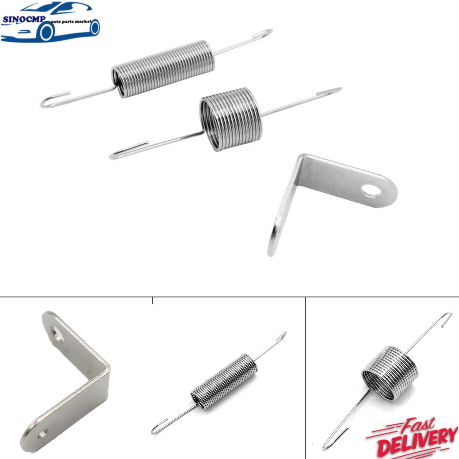 Chrome Throttle Return Bracket & Dual Springs For BBC SBC Chevy Ford ...