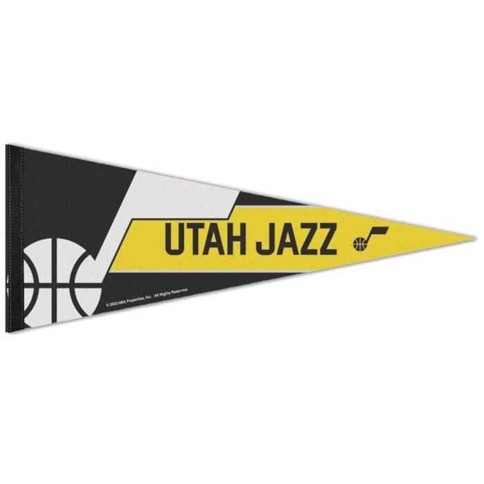 UTAH JAZZ PREMIUM QUALITY PENNANT 12"X30" BANNER NBA LICENSED WINCRAFT ...