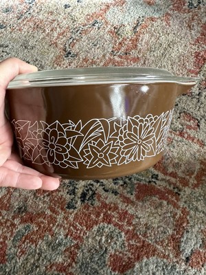 Pyrex Woodland Round Casserole Dish W/Lid 475-B 2.5qt | eBay