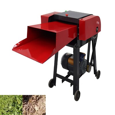 6-Blade Hay Cutter Pulverizer Corn Straw Crusher Shredder 500-1000kg/h ...