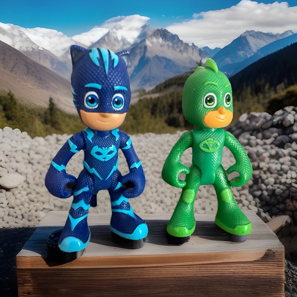 PJ Masks Cat Boy Gekko Gecko Toy Action Figures HASBRO Lot | eBay