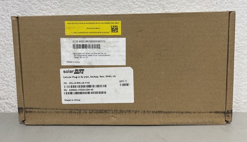 Solar Edge CELL-B-R05-US-H-S2 Cellular Plug-in Kit Sim Card & Antenna ...